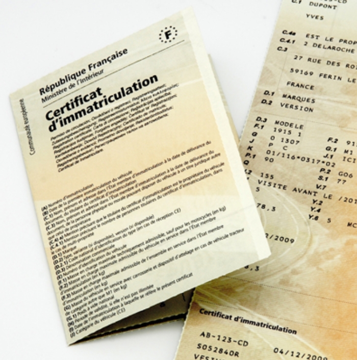 Service automobile professionnel immatriculation